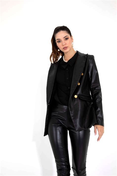Deri Blazer Ceket