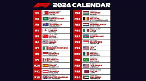 F1 Ya Se Conoce El Calendario 2024 ENoticias