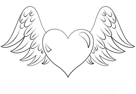 Mal uso envidia maestría corazones con alas para dibujar a lapiz De