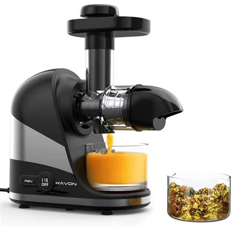 Extracteur de Jus de Fruits et Légumes KAVON Slow Juicer Presse à