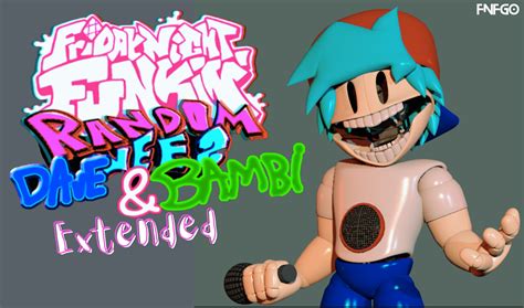 FNF Random Wees Dave Bambi Extended Mod Play Online Free FNF GO