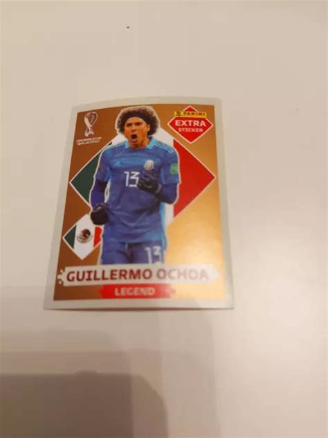 Panini World Cup Qatar Guillermo Ochoa Rare Bronze Extra