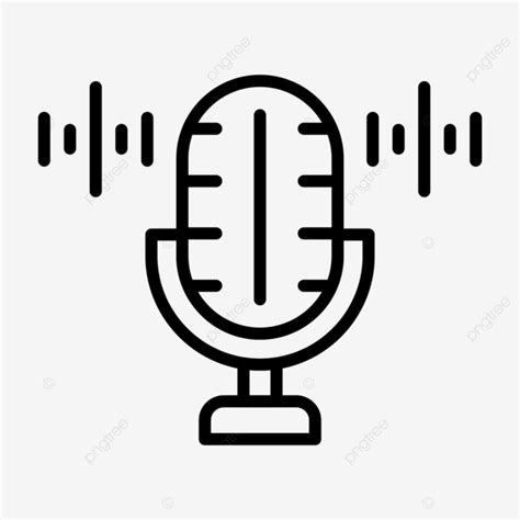 음성 녹음기 라인 아이콘 벡터 녹음기 아이콘 녹음기 오디오 PNG 일러스트 및 벡터 에 대한 무료 다운로드 Pngtree