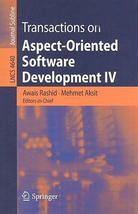transactions on aspect oriented software development iv focus 9783540770411 boeken
