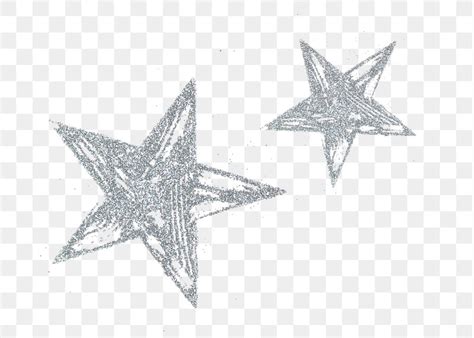 Silver Star Png Sticker Transparent Premium PNG Rawpixel