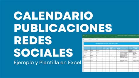 Plantilla Gratis Calendario De Publicaciones En Redes Sociales 2024