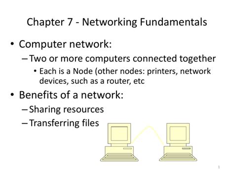 networking fundamentals