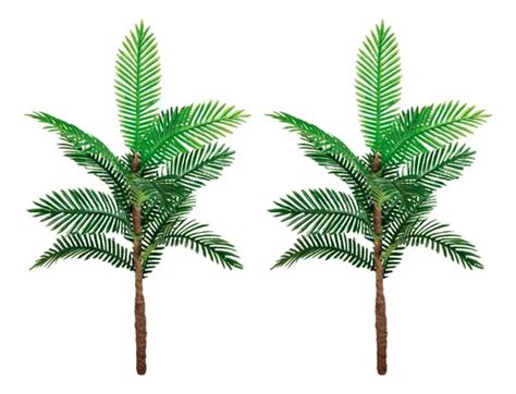 Kit 2 Coqueiro Artificial Palmeira Areca Sem Vaso Decoração