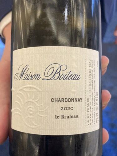 Maison Boiteau Le Bruleau Chardonnay Vivino