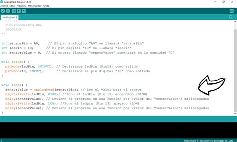 partes de un sketch de arduino