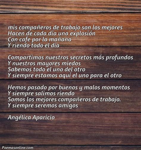 5 Poemas Compañeros de Trabajo Poemas Online