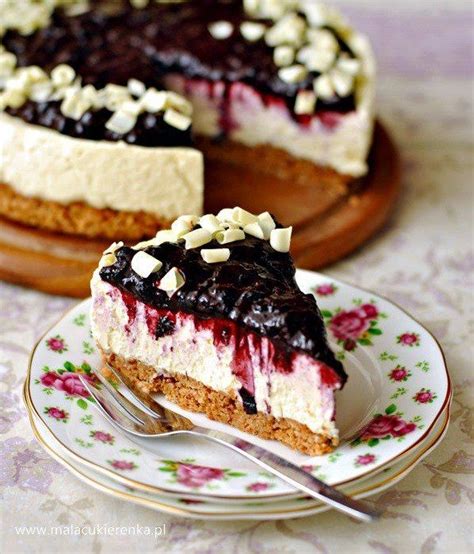 Sernik Z Bia Czekolad I Sosem Przepis Desserts Food Yummy Food