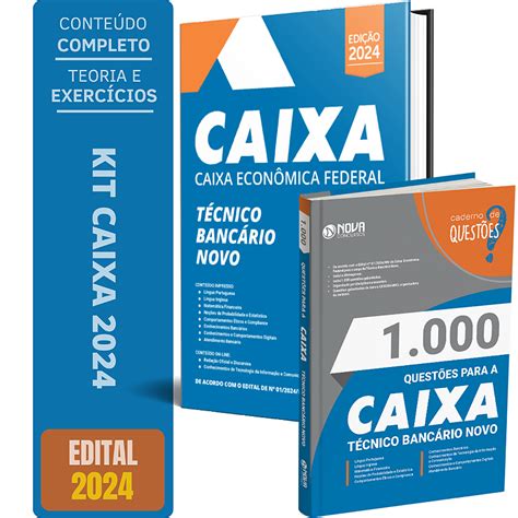 CONCURSO CAIXA 2024 CRONOGRAMA INTENSIVO DE ESTUDOS