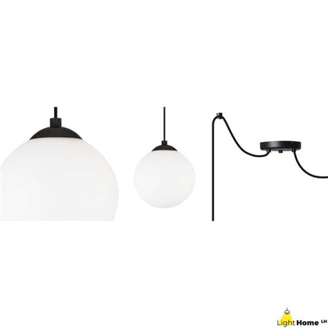 Nowoczesna Lampa Sufitowa Typu Pająk FLORENCE Szklane Klosze Mleczne