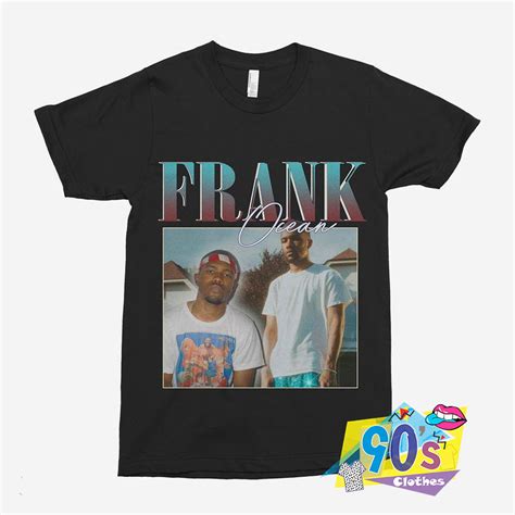 Frank Ocean 90s Vintage Black Rapper T Shirt 90sclothes