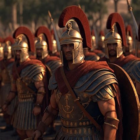 Legionarios Del Imperio Romano Inteligencia Artificial Generativa