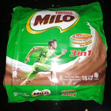 Jual Milo Aktif Go Malaysia In Stick Gram X Stick Exp