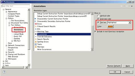 Java Eclipse How To Change The Highlight Color Of The Currently