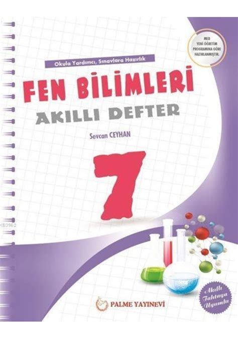 Palme Yayınevi 7 Sınıf Fen Bilimleri Akıllı Defter Fiyatları ve Özellikleri