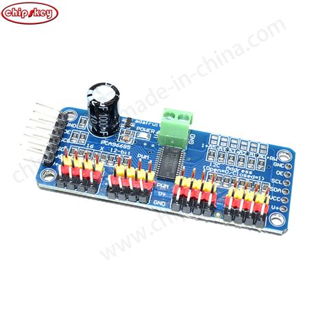 19j029 16 Channel 12 Bit PWM Servo Drive I2c PCA9685 Module For