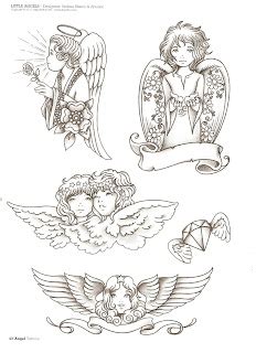 230 Desenhos Tatuagens De Anjos Leles Tattoo