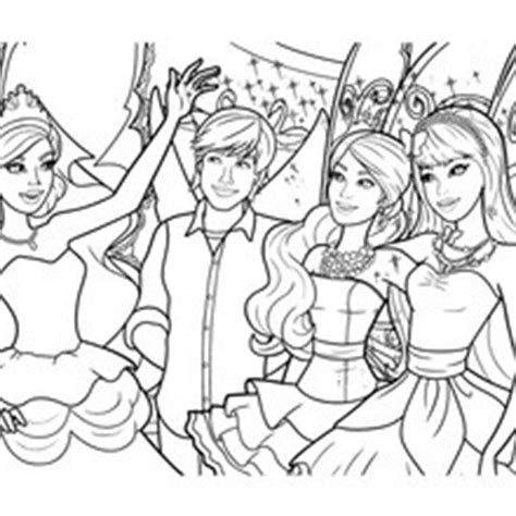 Barbie Colouring Pages With Friends Why Not Throw A Costume Tea Party
