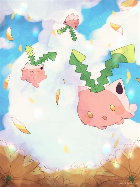 Hoppip Pokemon Drawn By Hanabusaoekaki Danbooru