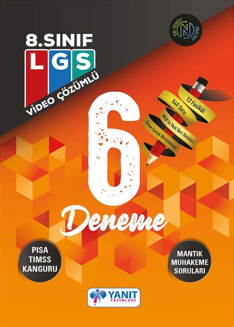 YANIT YAYINLARI 8 SINIF LGS 6 Fasikül Deneme Video Çözümlü