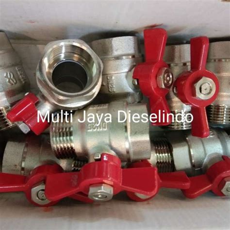 Promo Ball Valve Drat Luar X Drat Dalam Inch Stop Kran Male X