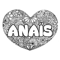 Coloración del nombre ANAÏS Maxi Dibujos