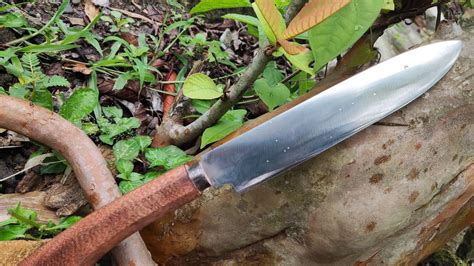 Pandai Besi Membuat Pisau Super Tajam Pisau Dapur Dari Bahan Per Mobil
