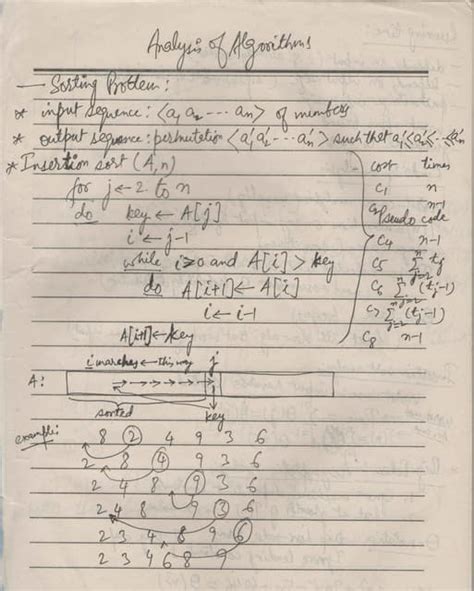 analysis of algorithms lecture notes pdf