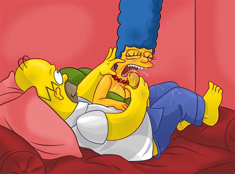 Rule 34 Color Female Homer Simpson Human Male Marge Simpson Straight Tagme The Simpsons 1383603