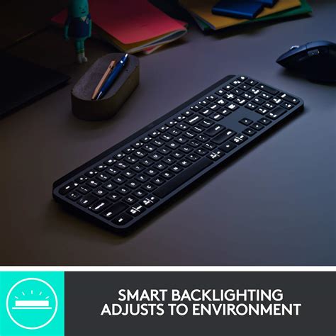 Logitech MX Keys Plus Advanced Wireless Illuminated Keyboard With