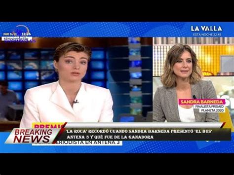 La Roca recordó cuando Sandra Barneda presentó El Bus Antena 3 y