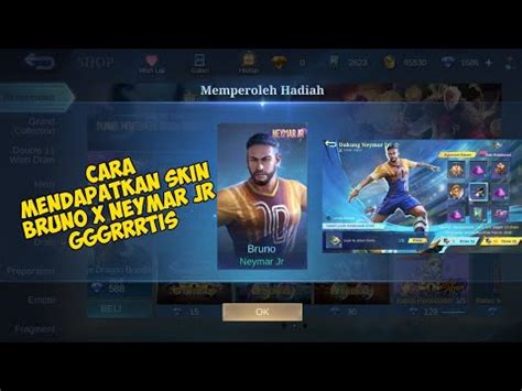 CARA MENDAPATKAN SKIN BRUNO X NEYMAR Jr GRATIS DI EVENT DUKUNG NEYMAR