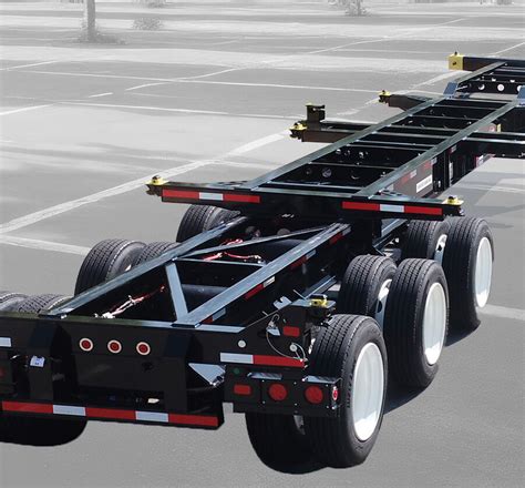20 40 Combo Tri Axle Container Chassis Greenfield Products