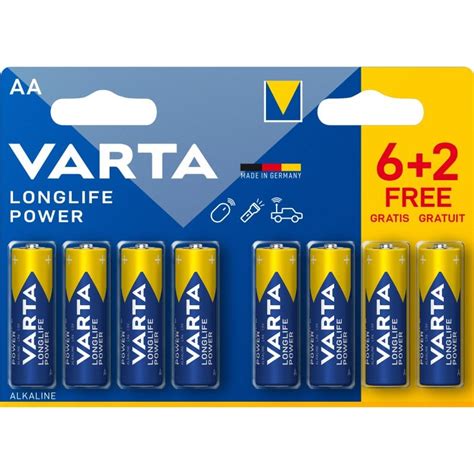 Varta Long Life Power Pack 8 Pilas AA LR06 PcComponentes Pt
