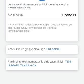 E Devlet Turkiye Gov Tr E Devlet Eski Cihaz Kay Tl Giri Yapam Yorum