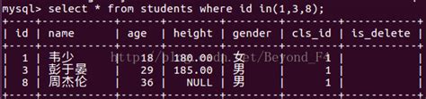 mysql数据库的基本操作1 csdn博客