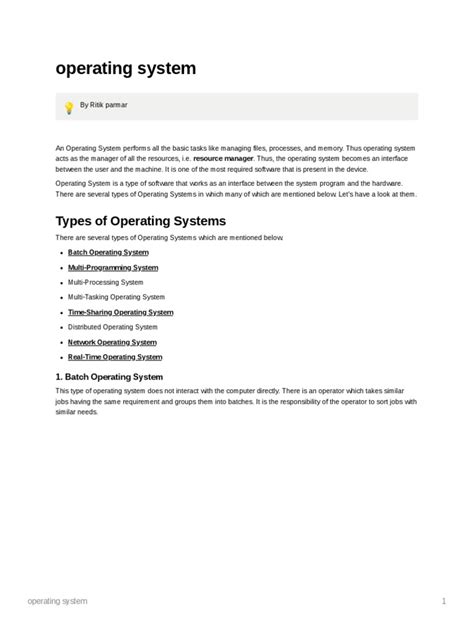 operating system notion pdf scheduling computing process computing