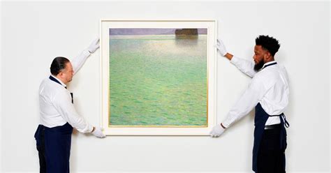 Rare Gustav Klimt Painting Island In The Attersee Expected To Fetch