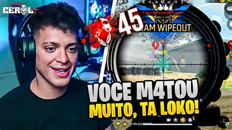 NOBRU DESTRUIU Nessa PARTIDA 18 KILLS 45 KILLS Do SQUAD Na LIAO