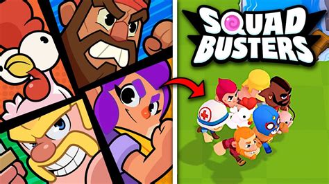 SQUAD BUSTERS NOVO JOGO MULTIVERSO DA SUPERCELL BRAWL STARS