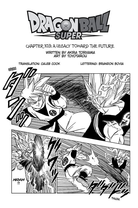 Chapitre 103 De Dragon Ball Super Dragon Ball Net