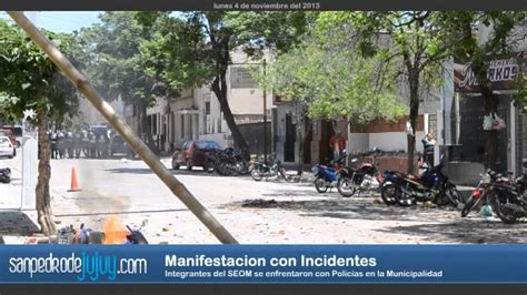 SANPEDRODEJUJUY Graves Incidentes con el SEOM y la Policía de San