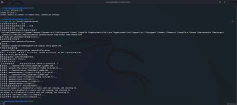 Kali Openssh Server Ssh Sudo Apt Get Install Openssh