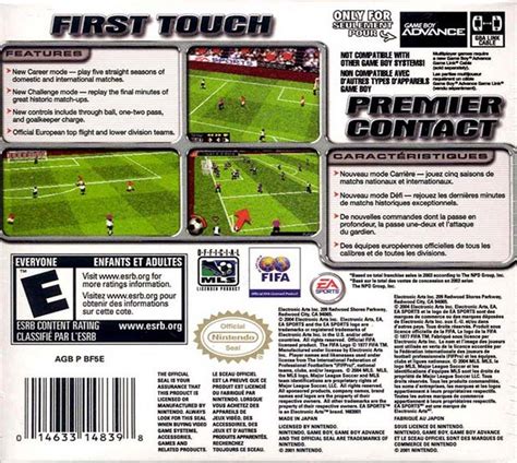 Fifa Soccer Cover Or Packaging Material Mobygames
