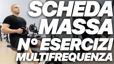 Scheda Massa Muscolare Quanti Esercizi Fare E Come Dividere I Muscoli