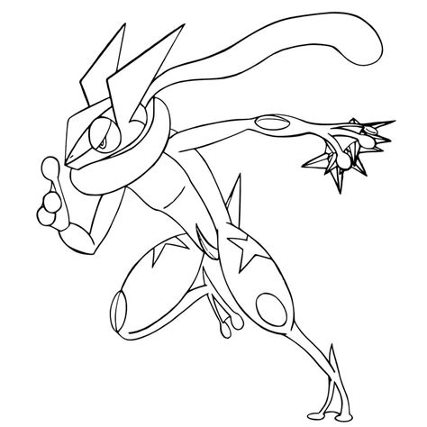 Coloriage Pokemon Amphinobi télécharger et imprimer gratuit sur